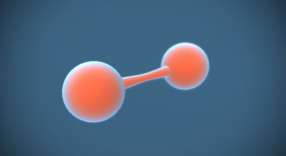 Klór (Cl₂) - 3D-modell - Mozaik digitális oktatás és tanulás