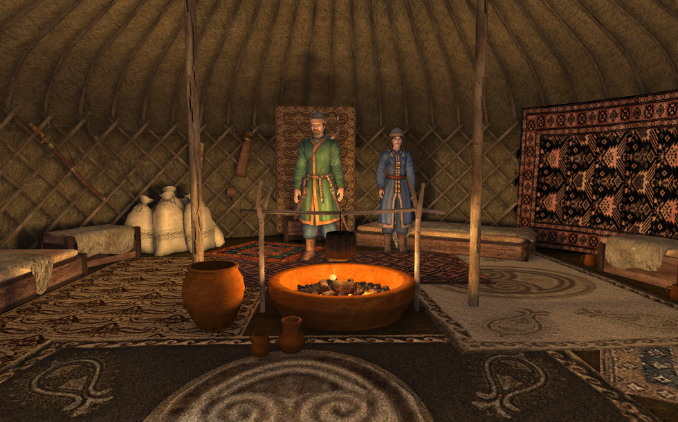 Jurta - 3D-modell - Mozaik digitális oktatás és tanulás