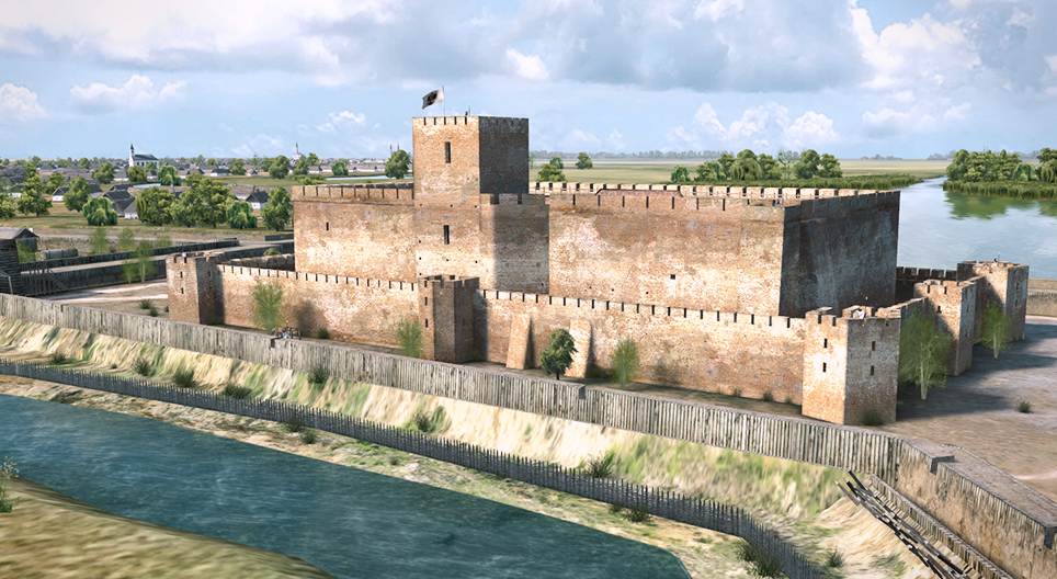 Gyulai vár (16. század) - 3D modell - Mozaik digitális oktatás és tanulás